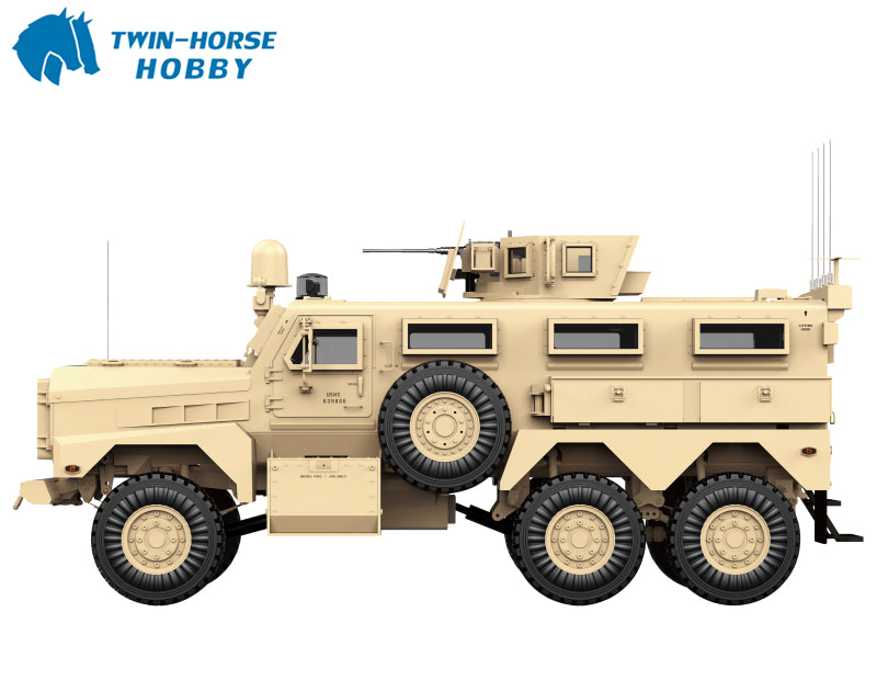 HG-P602 (High configuration) RC Truck 1/12 US 6*6 – Twin-Horse Model